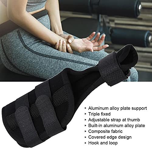 Sonew Thumb Stabilizer, Thumb & Wrist Stabilizer Splint for Thumb Finger Pain Relief, Arthritis, Tendonitis and Sprained, Right Hand(M)