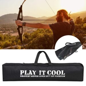 plyisty recurve bow bag bow storage bag archery protector handbag hold a bow and some other small tackles for archery training