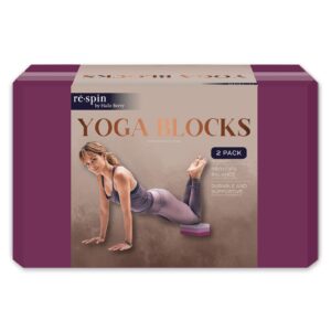 rē•spin by halle berry fitness collection: yoga blocks (purple)