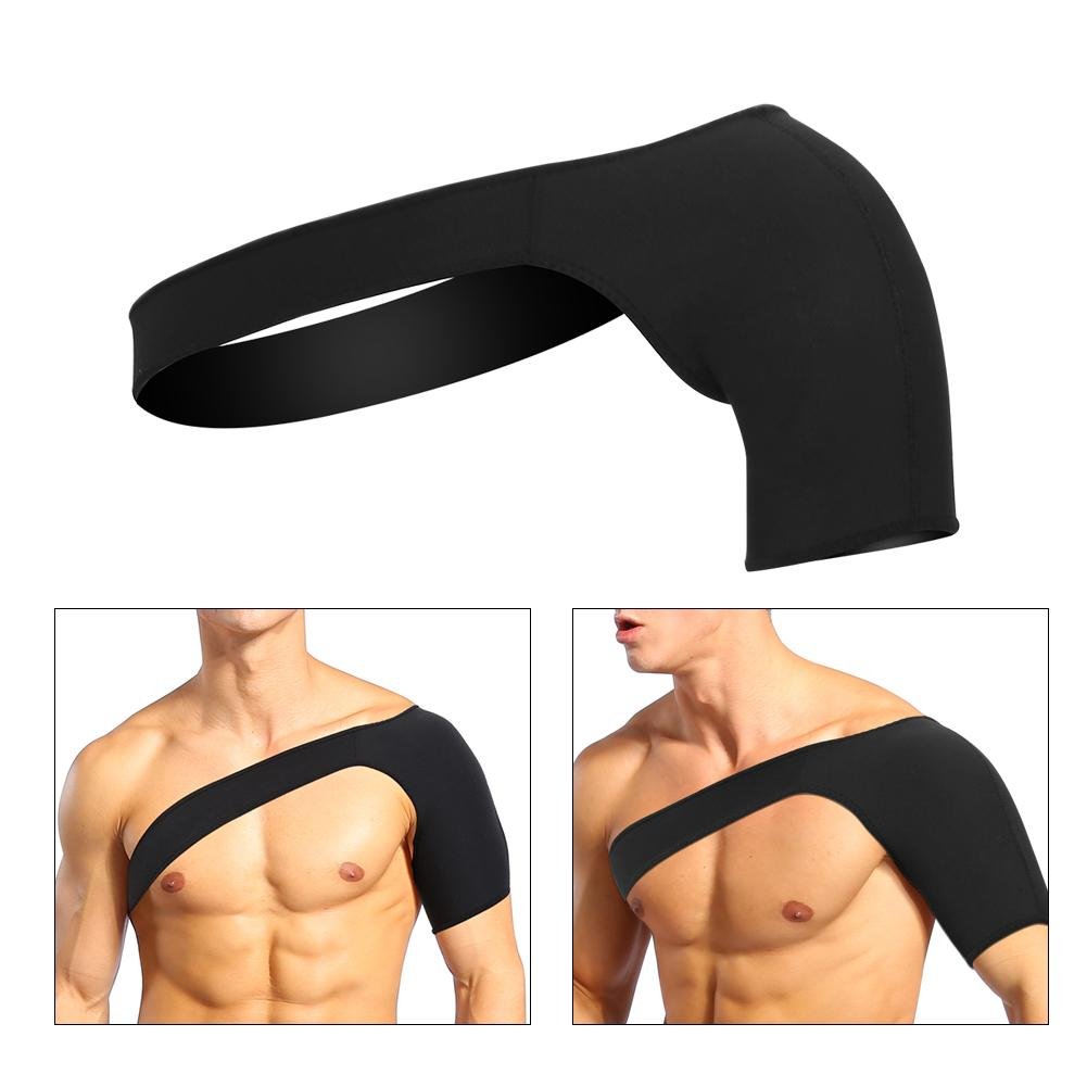 Sports Shoulder Bandage Brace, Breathable Shoulder Support Bandage for Shoulder Pain Sports Injuries Tendinitis, Compression Rotator Cuff(M)