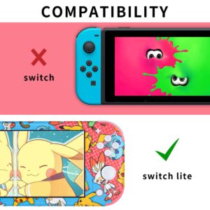 DLseego Switch Lite Skin Cute Animals Pattern Full Wrap Skin Protective Film Sticker Design for Nintendo Switch Lite-Multicolor