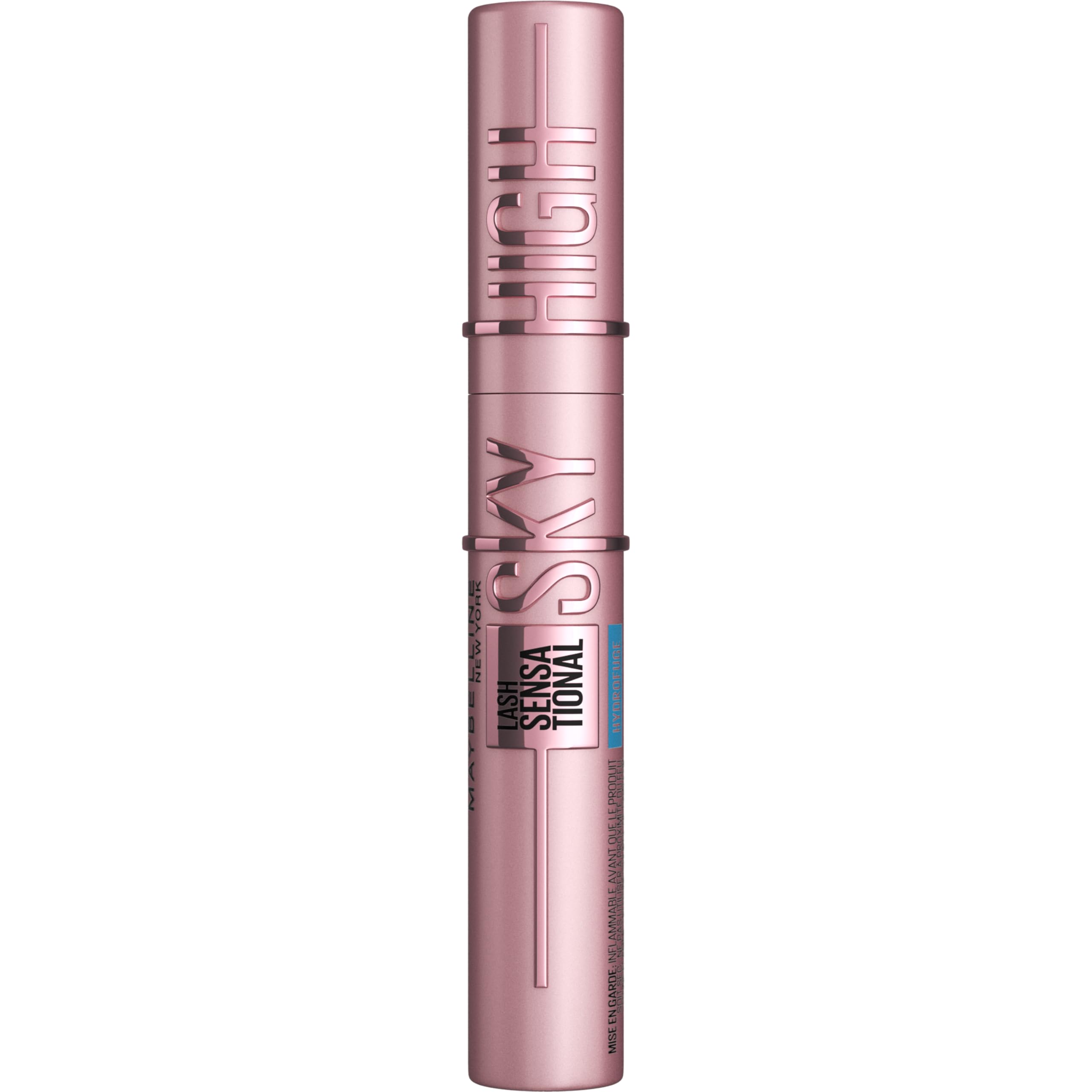 Maybelline Lash Sensational Sky High Waterproof Mascara Makeup, Volumizing, Lengthening, Defining, Curling, Multiplying, Buildable Formula, Very Black, 1 Count