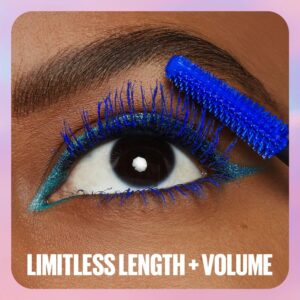 Maybelline Lash Sensational Sky High Waterproof Mascara Makeup, Volumizing, Lengthening, Defining, Curling, Multiplying, Buildable Formula, Very Black, 1 Count