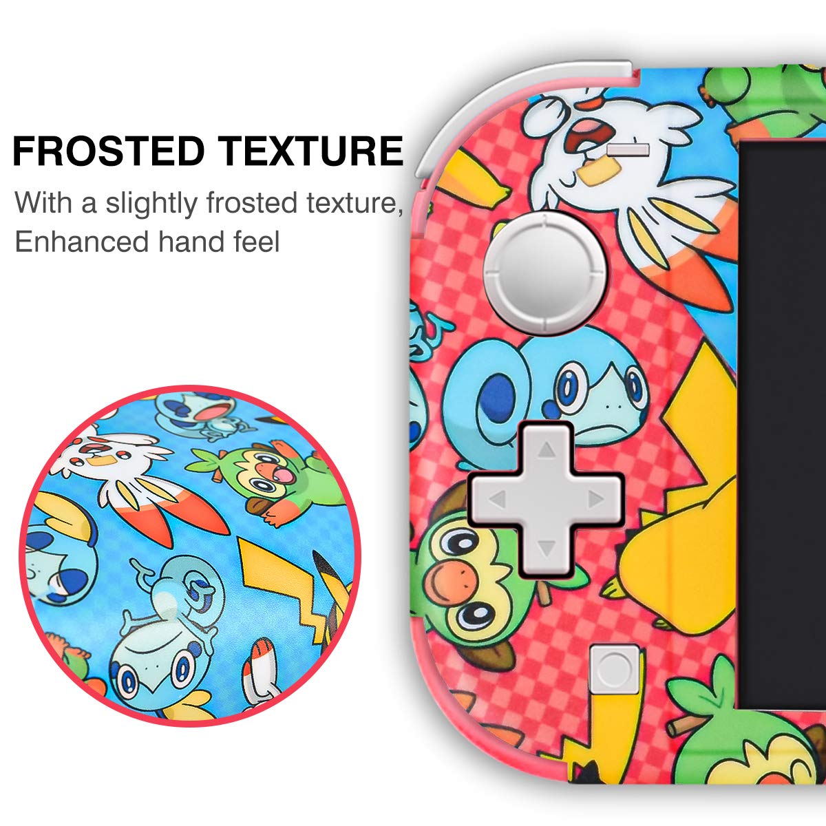 DLseego Switch Lite Skin Cute Animals Pattern Full Wrap Skin Protective Film Sticker Design for Nintendo Switch Lite-Multicolor