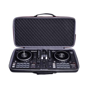 xanad case fits for numark mixtrack platinum fx or mixtrack pro 3 dj controller - hard storage carrying bag