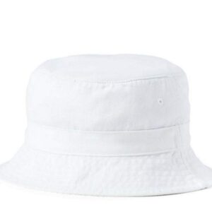 Ralph Lauren Polo Mens Cotton Bucket Hat (L/XL, White)