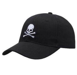 adjustable hat cap skeleton bone hat sport hat sunhat snapback embroidery skull pirate hat halloween cos