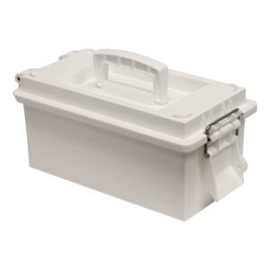 wise 56011-40 small utility dry box, white