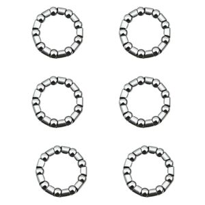 youu 6 pcs crank bearing 5/16" ball size x 9 balls for bicycle crank bike crank bikes beach cruiser limos stretch bicycles