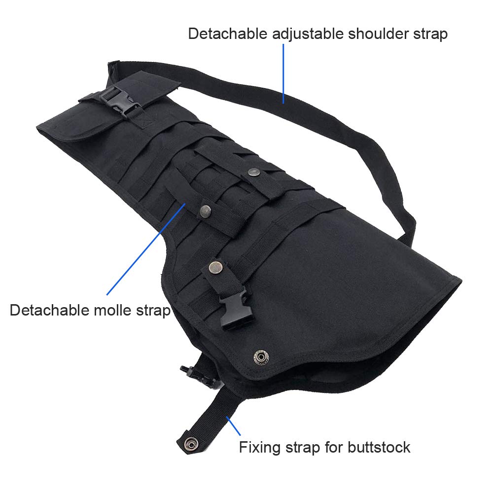 NewSilkRoad Tactical Rifle Scabbard Military Holster Gun Protection Carrier Shotgun Bag Gun Storage Pouch Protective Shoulder Bag Ambidextrous for Outdoor Hunting