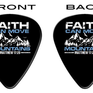 12 Bible Verse Christian Guitar Picks, Worship Guitar Picks Guitar Picks for Christians, Learn to Play Guitar, Gift, Guitar, Bible Quote Guitar Picks, Cross Guitar Picks, (Bible Quote Guitar Picks)