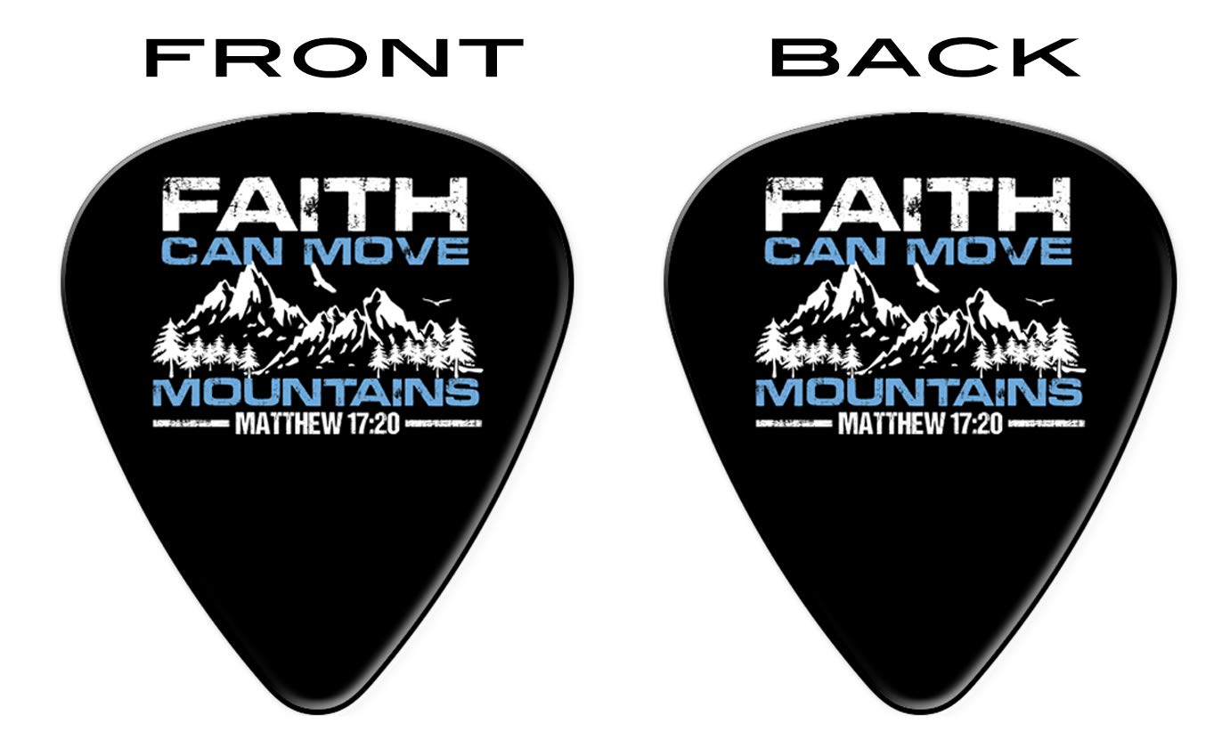 12 Bible Verse Christian Guitar Picks, Worship Guitar Picks Guitar Picks for Christians, Learn to Play Guitar, Gift, Guitar, Bible Quote Guitar Picks, Cross Guitar Picks, (Bible Quote Guitar Picks)