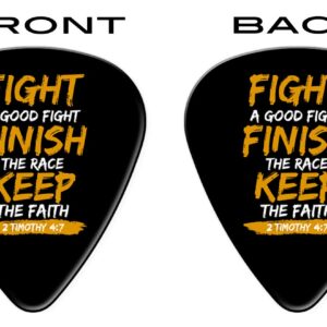 12 Bible Verse Christian Guitar Picks, Worship Guitar Picks Guitar Picks for Christians, Learn to Play Guitar, Gift, Guitar, Bible Quote Guitar Picks, Cross Guitar Picks, (Bible Quote Guitar Picks)