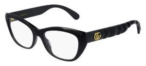 gucci women's gg0813o 52mm optical frames