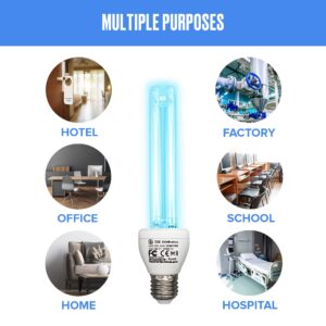 Germicidal UV Sanitizer Light Bulb 25 W 254nm Ozone Free