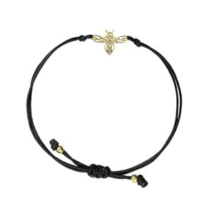 the lacrima foundation embrace elegance: limited edition wild honey bee bracelet - yellow gold