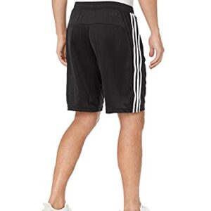 adidas mens Designed 2 Move 3-stripes Primeblue Shorts, Black/White, Large US