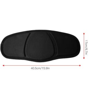 PupilashSeat Backrest- Kayak Backrest Pad Adjustable Kayak Non-Slip Canoe Seat Backrest Comfortable Pad Black