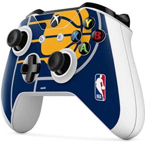 Skinit Decal Gaming Skin Compatible with Xbox One S Controller - Officially Licensed NBA Indiana Pacers Large Logo Design