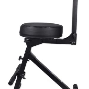 Rockville RDS42 Portable DJ/Guitar/Drum/Keyboard Padded Throne/Chair Adjustable