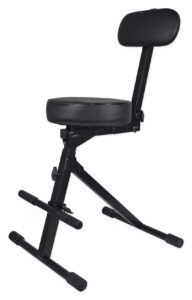 rockville rds42 portable dj/guitar/drum/keyboard padded throne/chair adjustable