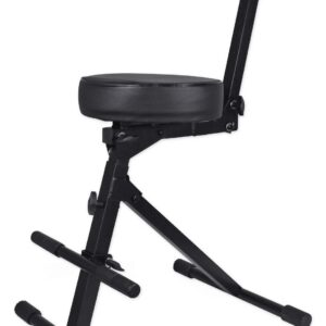 Rockville RDS42 Portable DJ/Guitar/Drum/Keyboard Padded Throne/Chair Adjustable