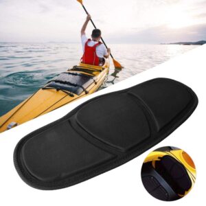 PupilashSeat Backrest- Kayak Backrest Pad Adjustable Kayak Non-Slip Canoe Seat Backrest Comfortable Pad Black