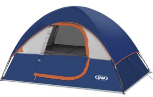 camping tent 2 person, waterproof windproof tent with rainfly easy set up-portable dome tents for camping