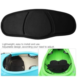 PupilashSeat Backrest- Kayak Backrest Pad Adjustable Kayak Non-Slip Canoe Seat Backrest Comfortable Pad Black