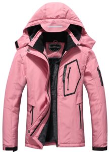 suokeni women's waterproof warm winter snow coat hooded raincoat ski snowboarding jacket