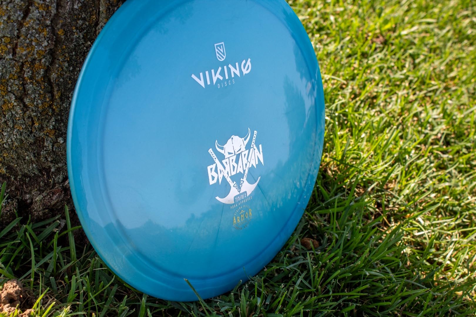 Viking Discs | Barbarian | Straight Flying Disc Golf Driver | Armor Plastic