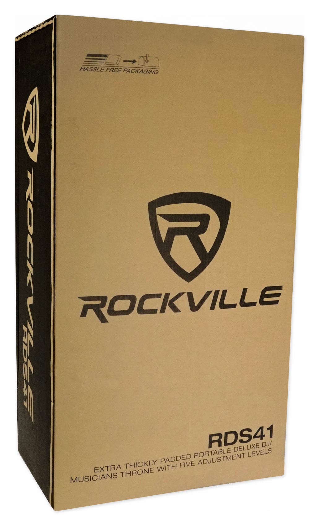 Rockville RDS42 Portable DJ/Guitar/Drum/Keyboard Padded Throne/Chair Adjustable