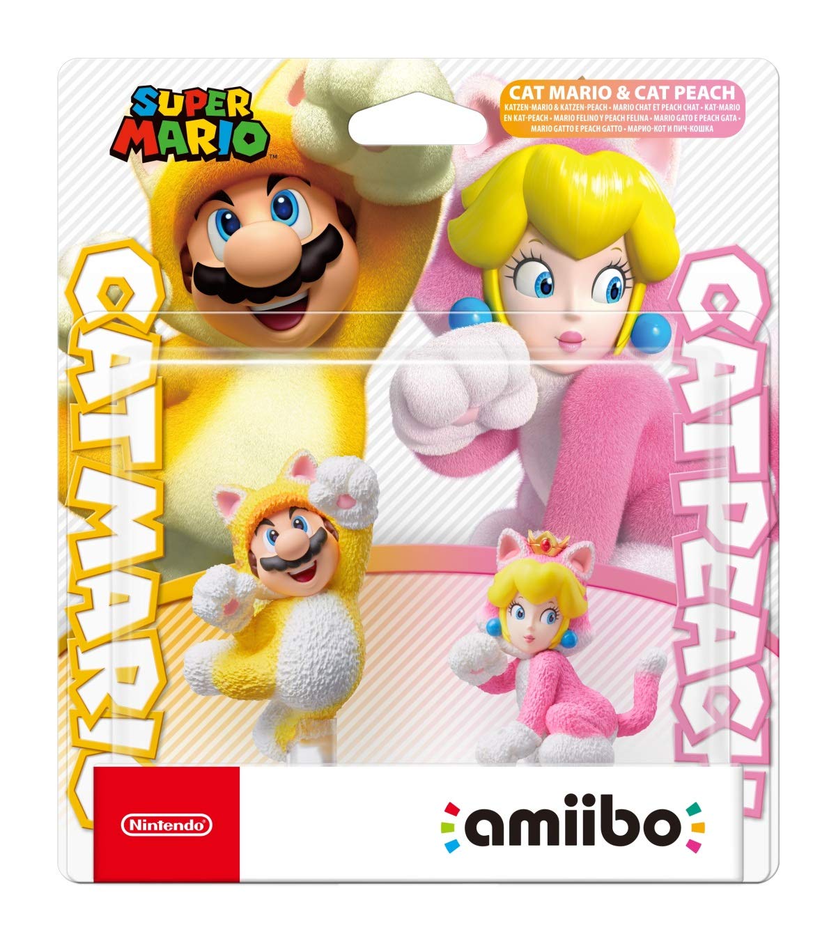 Nintendo Amiibo Mario Feline and Peach Felina (2 in 1 Pack)