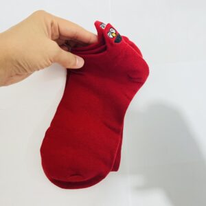 Low cut casual socks for women, Fashion Patterned Fun Cotton Socks Novelty Ankle Socks 6 Pairs