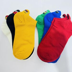 Low cut casual socks for women, Fashion Patterned Fun Cotton Socks Novelty Ankle Socks 6 Pairs