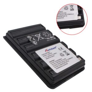 FNB-V94 1800mAh Ni-MH Battery with CD-47 Charger Compatible for Yaesu Vertex FT-60R FT-60 VX-150 VX-160 VX-180 Standard Horizon HX270S HX370S HX500S Radio