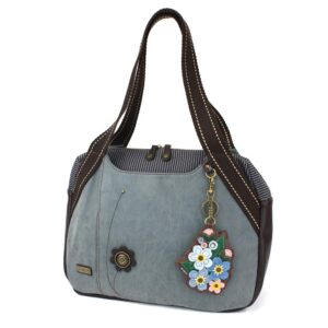 chala bowling bag - forget me not - indigo