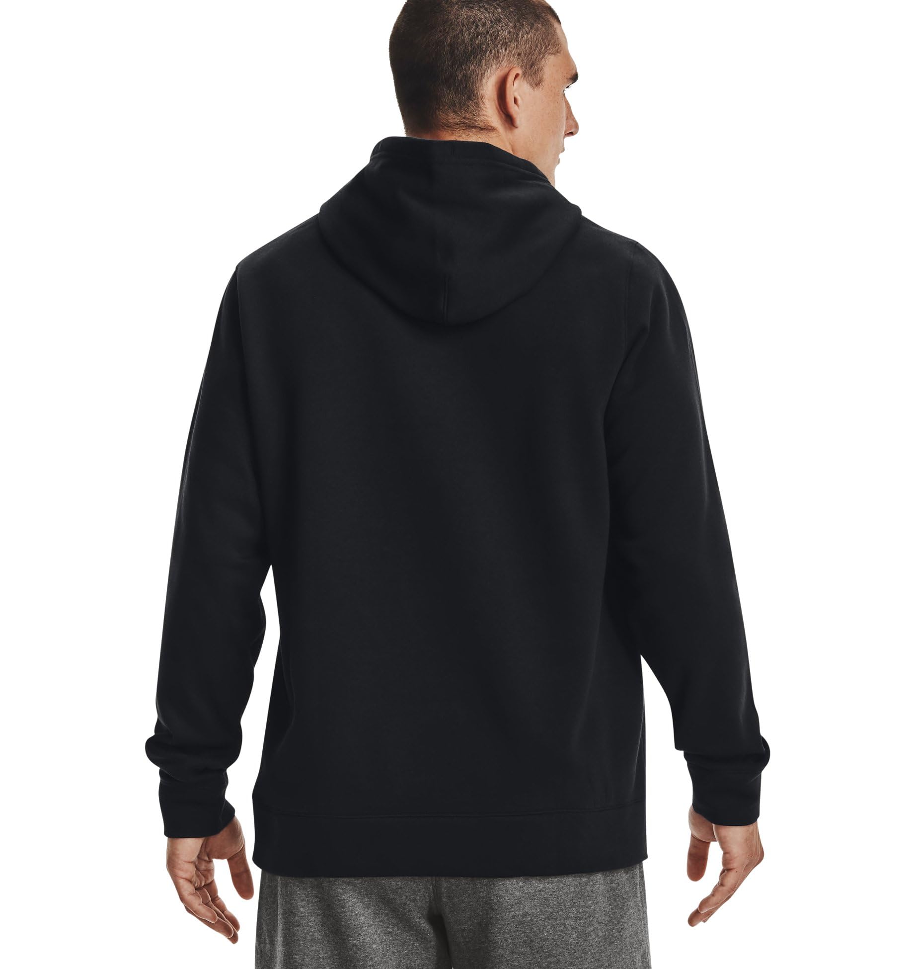 Under Armour Men's UA Hustle Fleece Hoodie MD Black