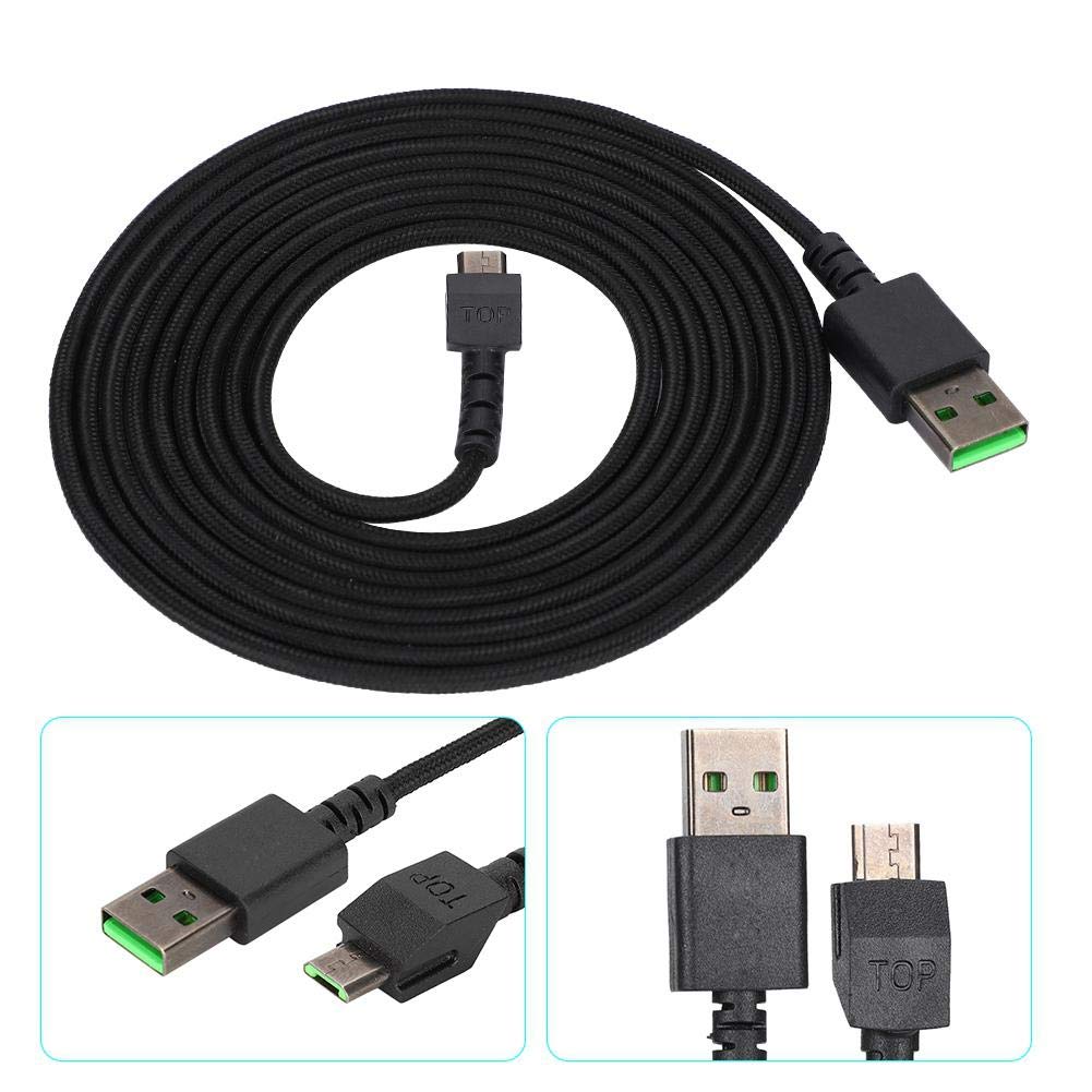 Gaming Mouse Cable, 2.2 Meters for Razer /Super Mamba Mouse Line /Pure Copper Core Gaming Mouse USB Cable,