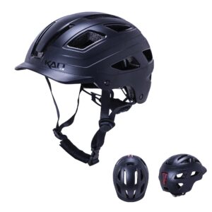 kali protectives cruz bike helmet - lightweight and adjustable with ventilation and eye protection visor - easy adjustment buckle for men and women - urban cycling helmet for kids and adults