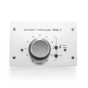 DYNASTY PROAUDIO PMC-1 Premium Passive Stereo Monitor Volume Controller With Large Volume Knob For Extremely Precise Level Adjustments