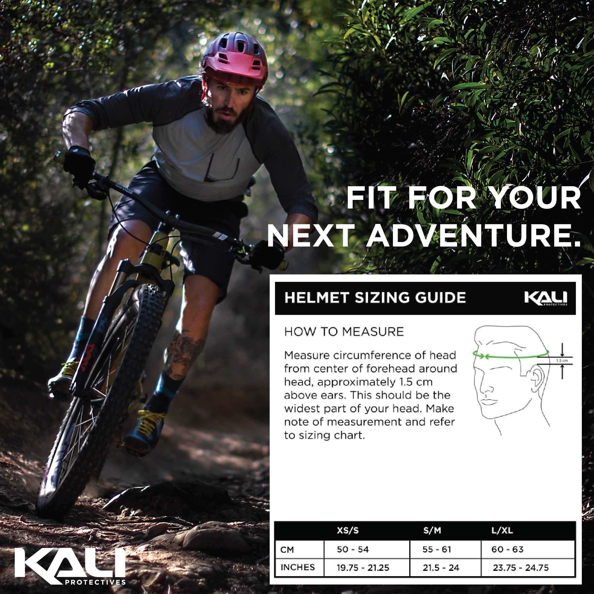 Kali Protectives Maya 3.0 Cycling Helmet for Adults; in-Mould Mountain Bike Helmets for Men and Women Equipped with LDL, Flexible Visor, Bug Liner, and Frequency Fit System