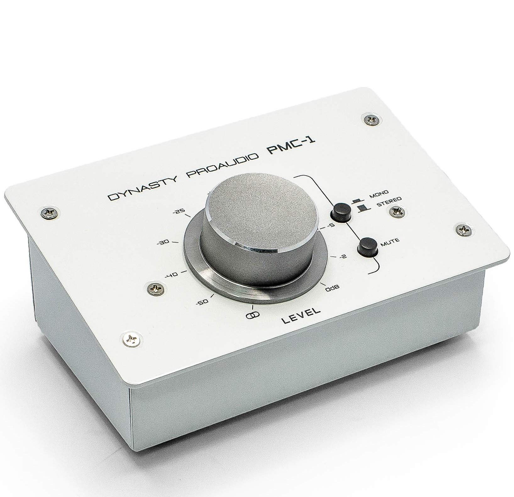 DYNASTY PROAUDIO PMC-1 Premium Passive Stereo Monitor Volume Controller With Large Volume Knob For Extremely Precise Level Adjustments