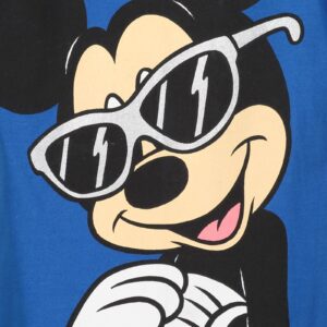 Disney Mickey Mouse Big Boys T-Shirt and Mesh Shorts Outfit Set Navy-Blue 8