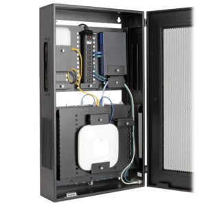 Tripp Lite 5U Smart Rack, Low Profile, Vertical Mounting, Switch Depth Wall Mount Wiring Enclosure, Adjustable Brackets, Wall Rack Enclosure (SRWF10UMOD)