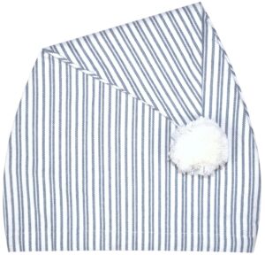 lee valley, ireland - men's night cap (lv2 blue ivory stripe)