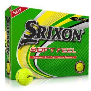 srixon golf soft feel 12 tyl, yellow