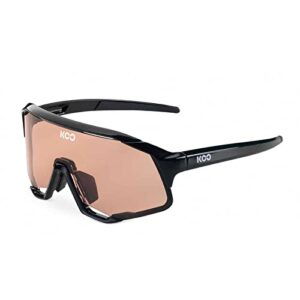 koo demos sunglasses i performance eyewear for road, mtb cyclists & cyclocross sports - black rose