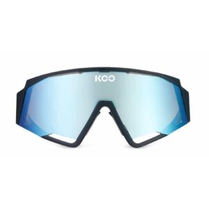 KOO Spectro Sunglasses I Performance Eyewear for Road, Triathlete & Cyclocross Sports - Black Torquoise