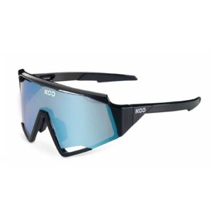 koo spectro sunglasses i performance eyewear for road, triathlete & cyclocross sports - black torquoise